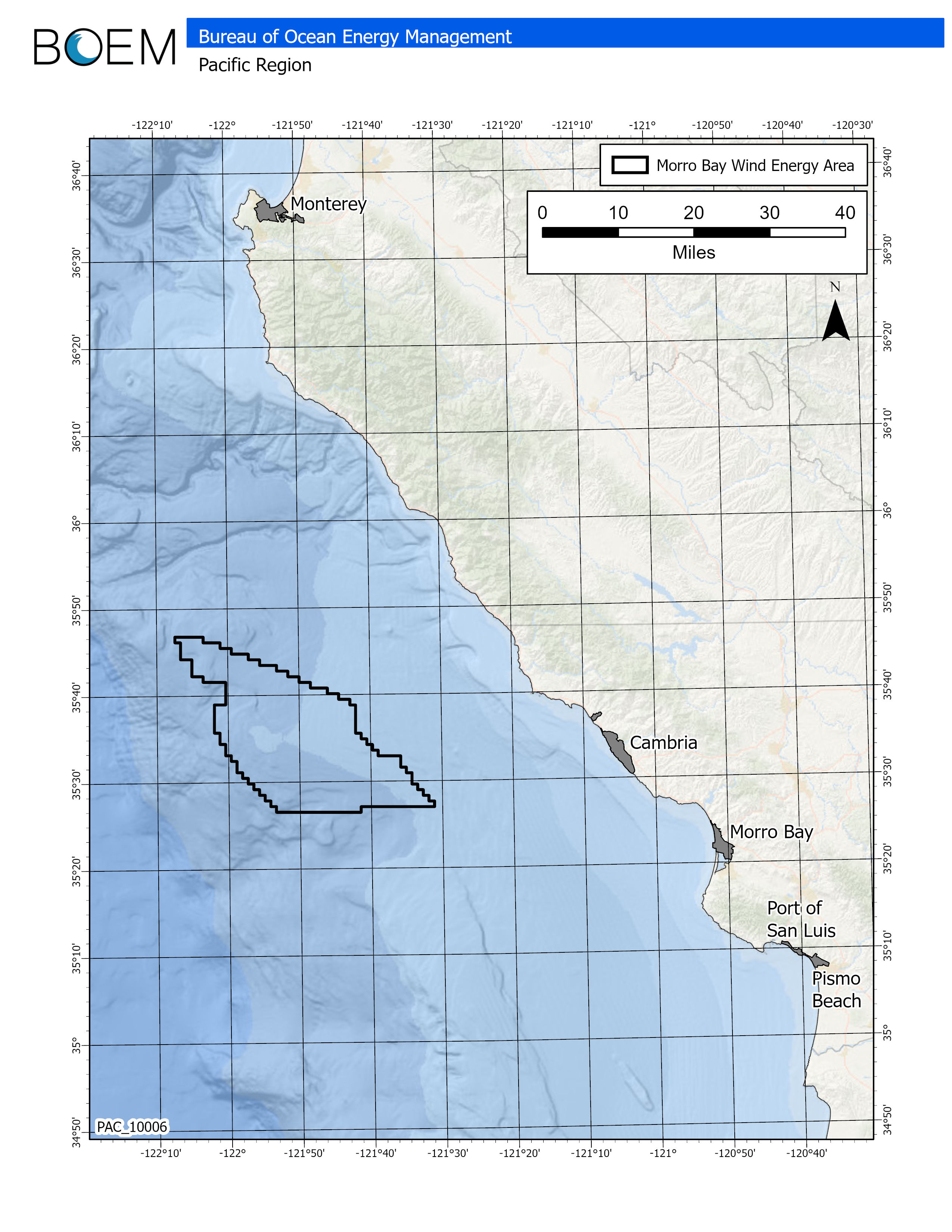 Morro Bay Wind Energy Area | Bureau of Ocean Energy Management Morro Bay Wind Energy Area | Bureau of Ocean Energy Management